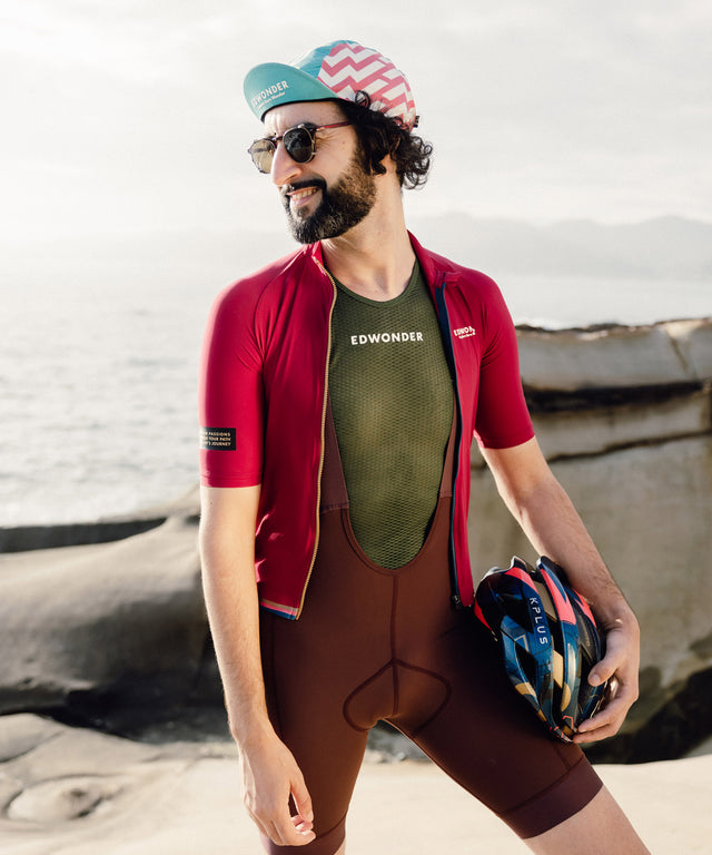 Men's EdW Edition Jersey - Burgundy Red