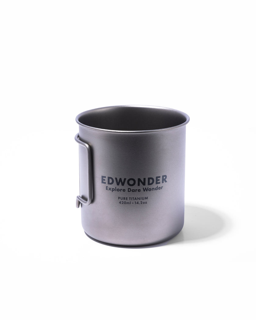 Pure Titanium Cup with Foldable handles